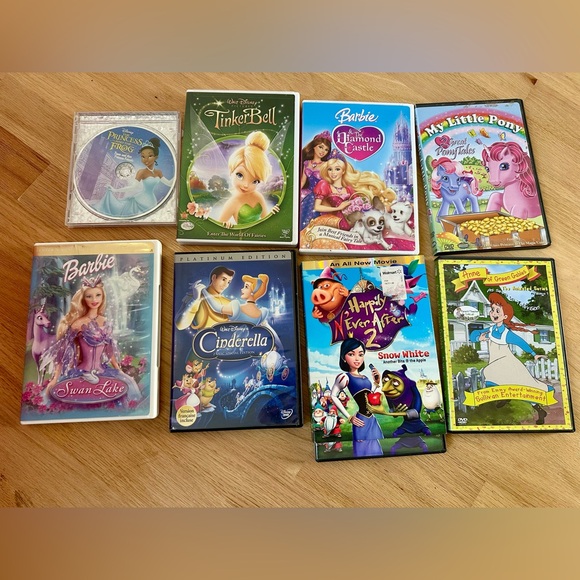 Disney | Media | Disney Kids Movie Collection Blue Pink Green Covers ...
